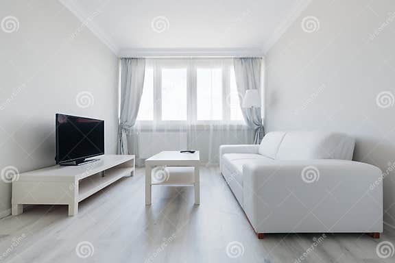 Pure and Clear Sitting Room Stock Image - Image of minimalism, dwelling ...