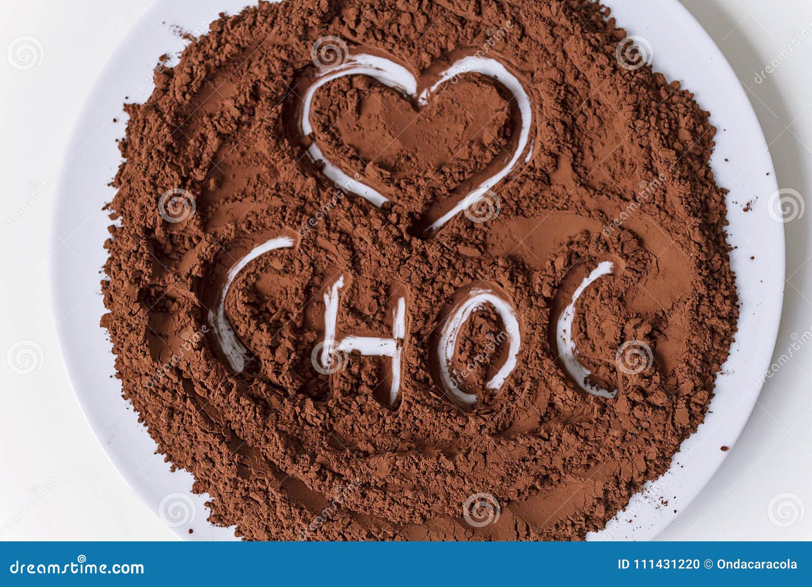 Pure cocoa powder stock photo. Image of food, cooking - 111431220