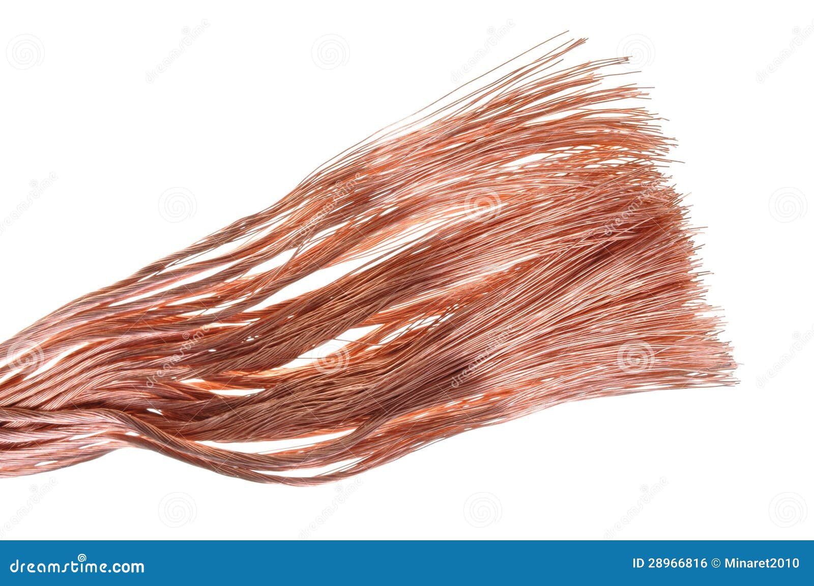 Pure copper wire stock photo. Image of electrical, conductor - 28966816