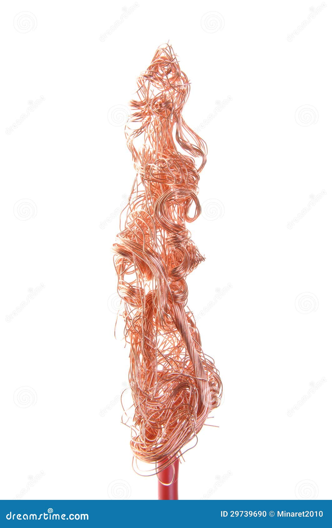 Pure copper wire stock photo. Image of cable, conductor - 29739690