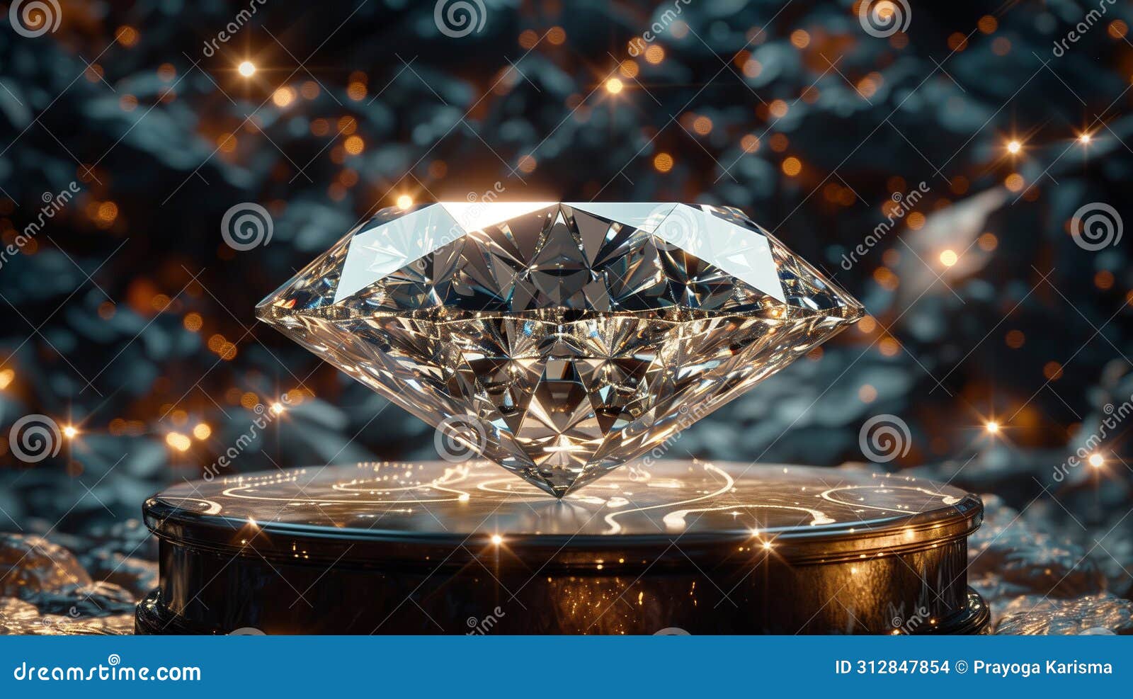 Pure Diamond Background, Generative AI Stock Illustration ...