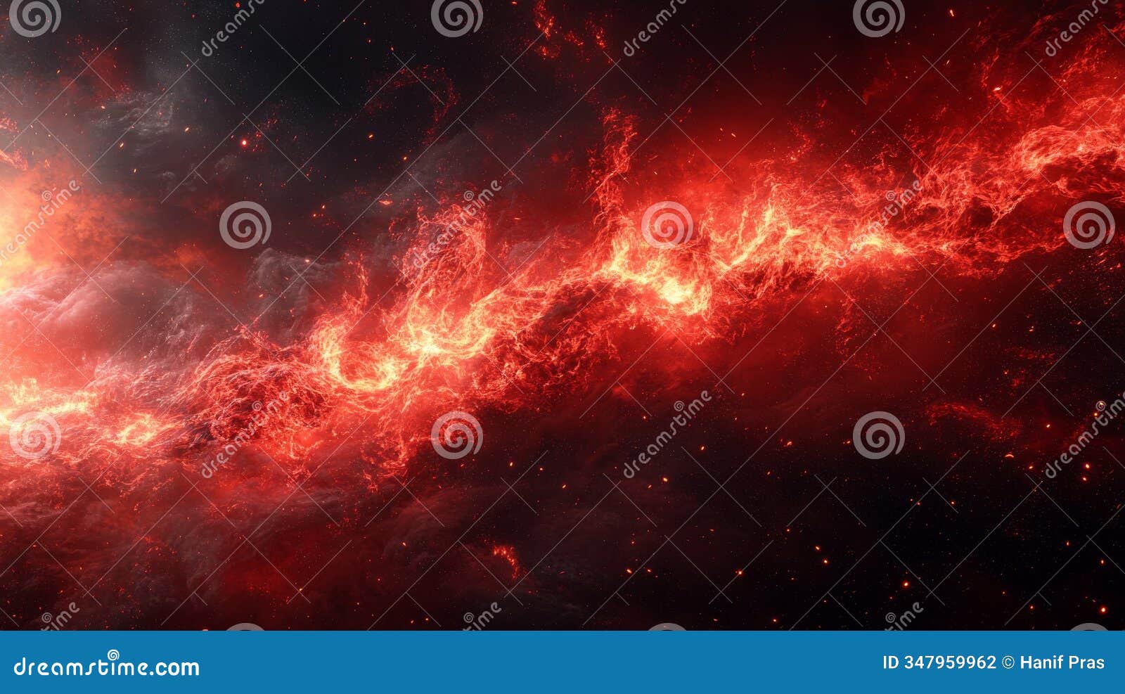 A Pure Electric Explosion in a Dark Red Plasma that Burned Stock ...