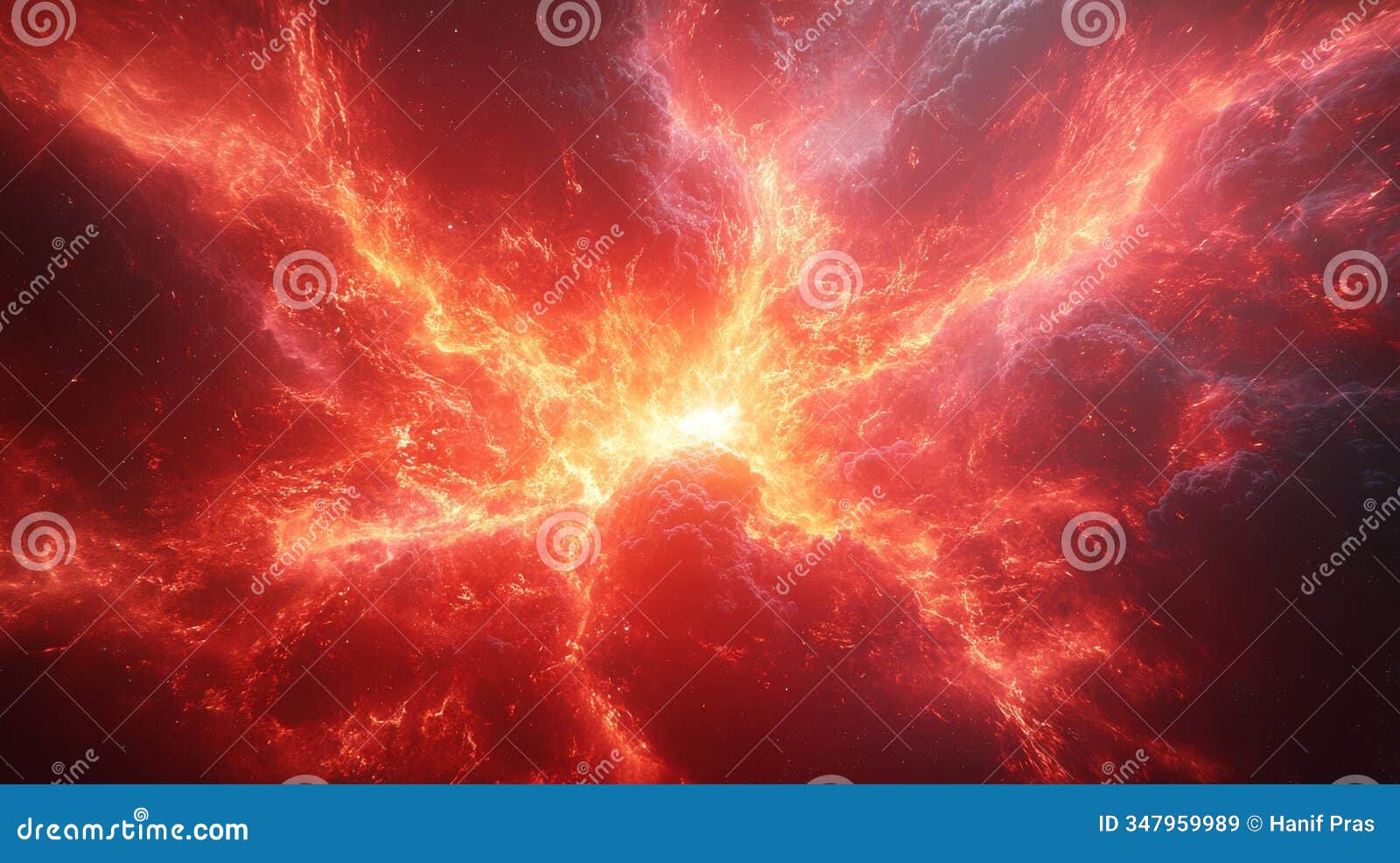 A Pure Electric Explosion in a Dark Red Plasma that Burned Stock ...