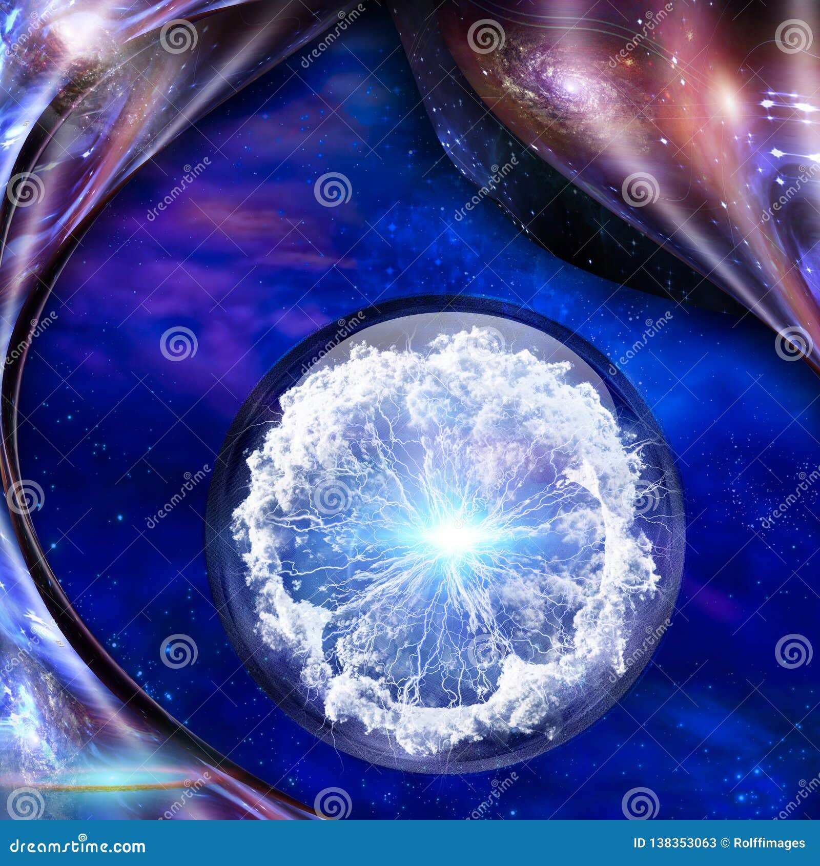 Pure energy stock illustration. Illustration of blue - 138353063