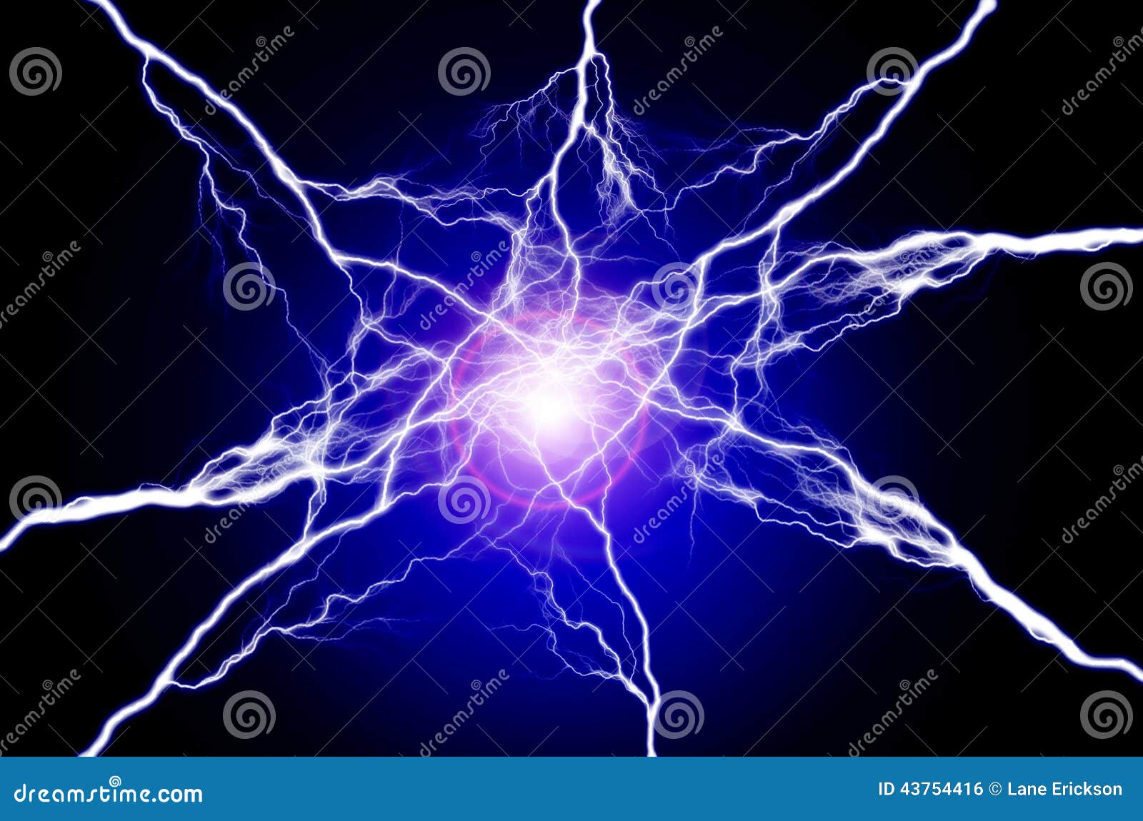 Pure Energy and Electricity Symbolizing Power Stock Photo - Image of ...