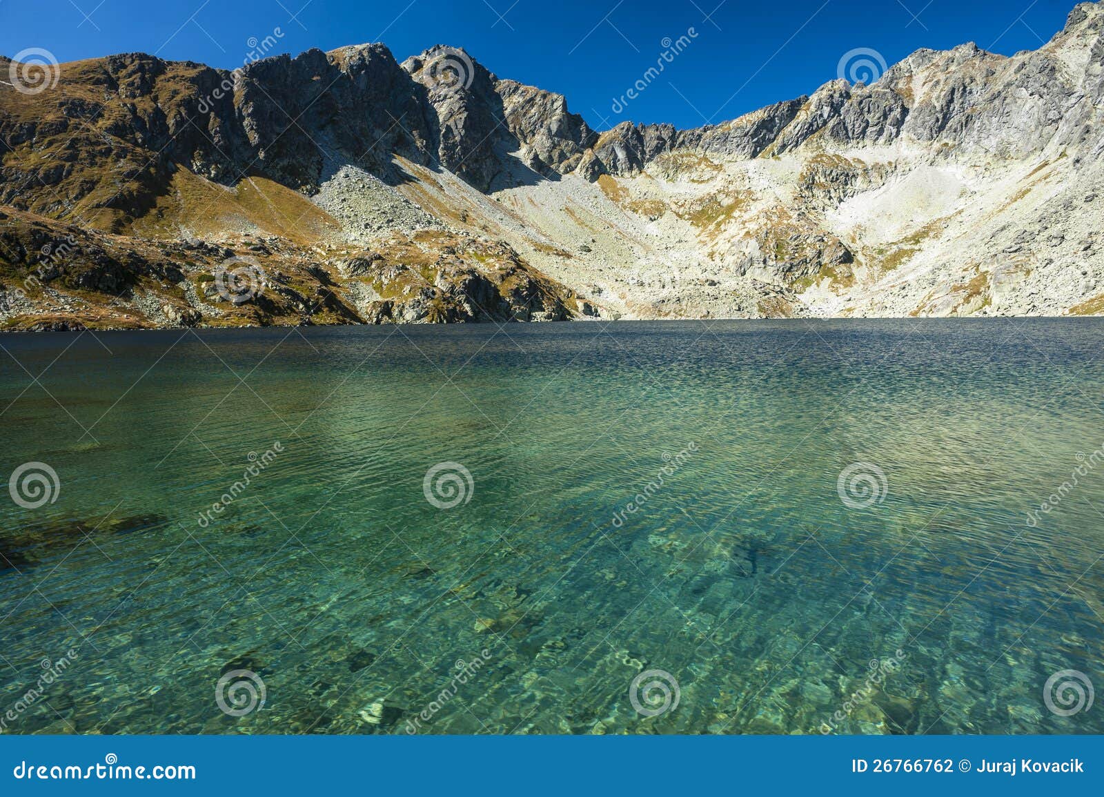 Pure mountain lake stock photo. Image of water, pure - 26766762