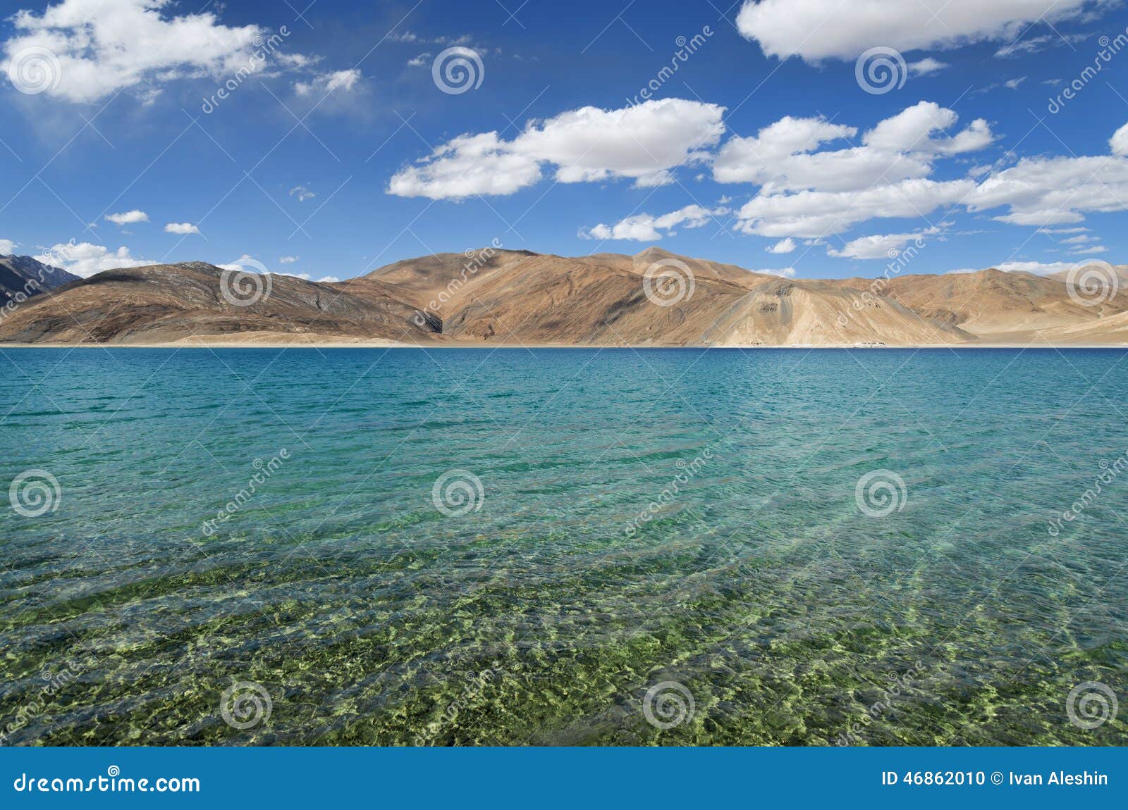 Pure Mountain Lake Transparent Water Stock Photo - Image of range ...