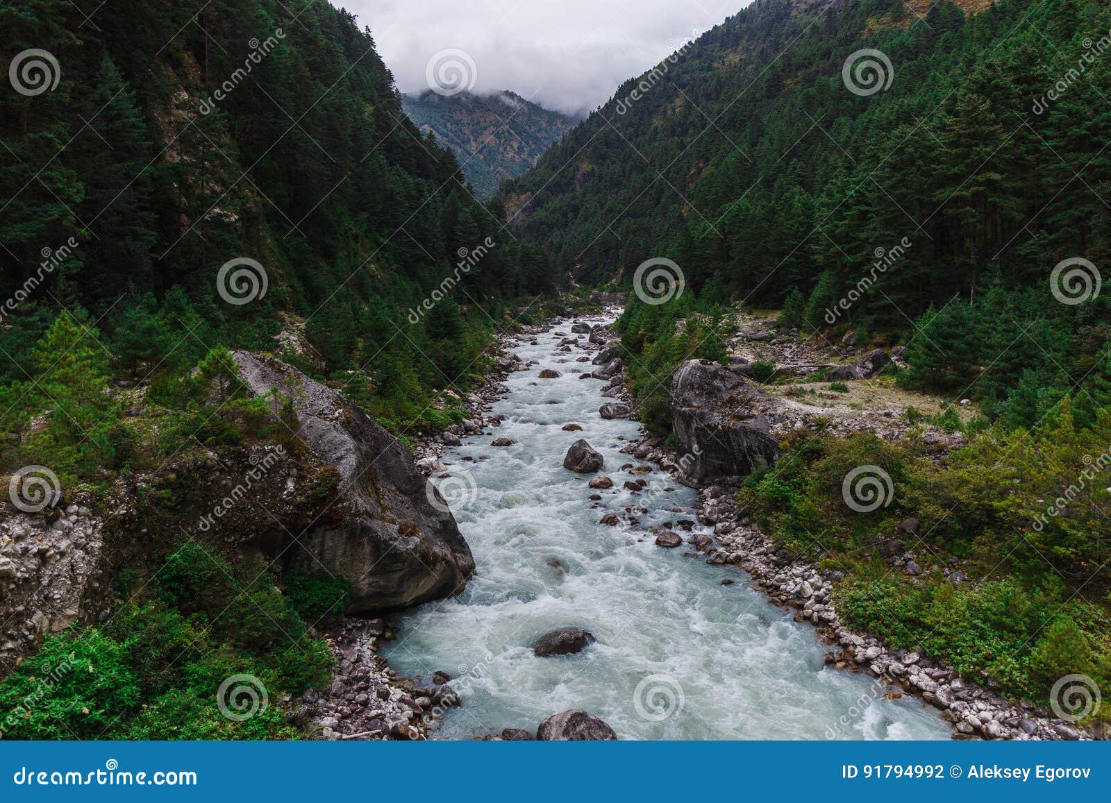 Pure mountain river stock photo. Image of asia, mountain - 91794992