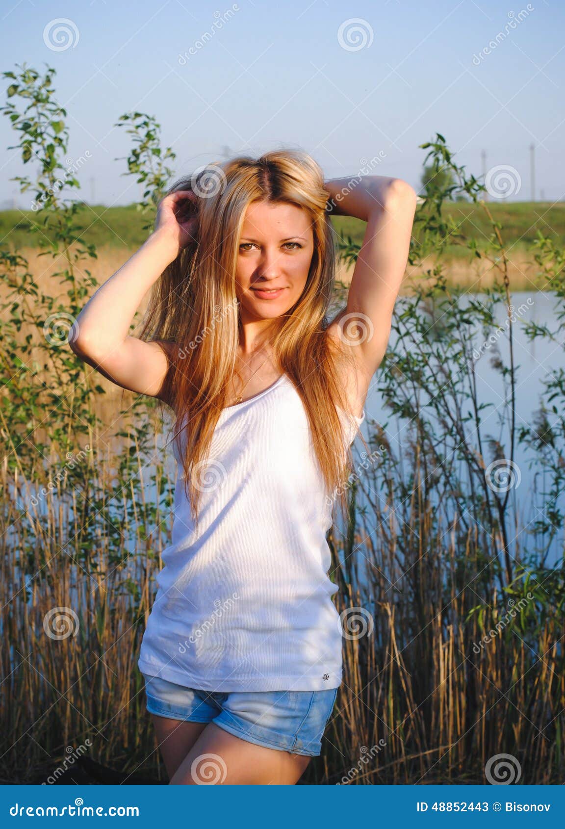 Pure, Natural, Beautiful Woman Stock Image - Image of shoulders, female ...