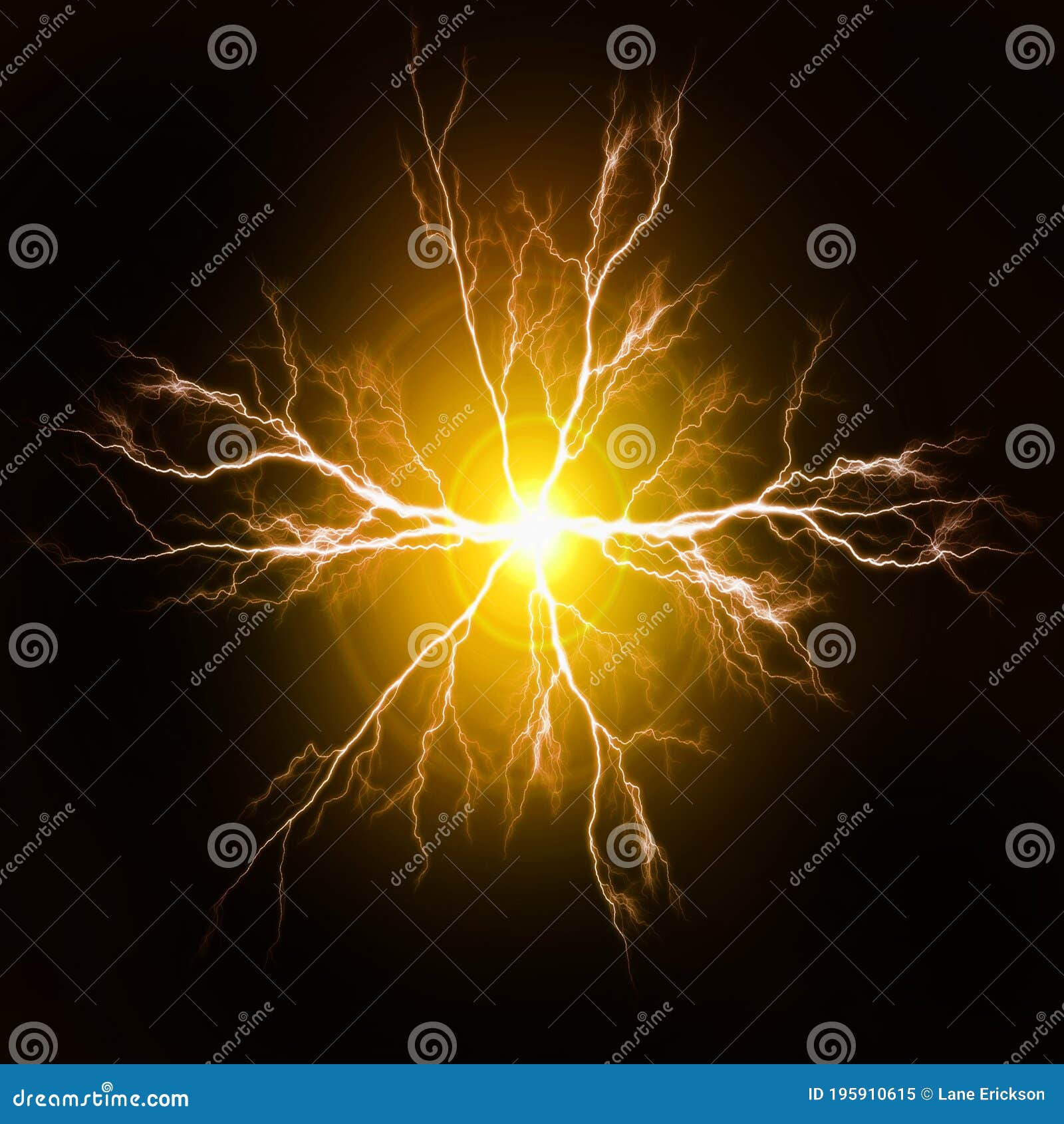 Pure Power and Electricity Yellow Stock Image - Image of light, bolt ...