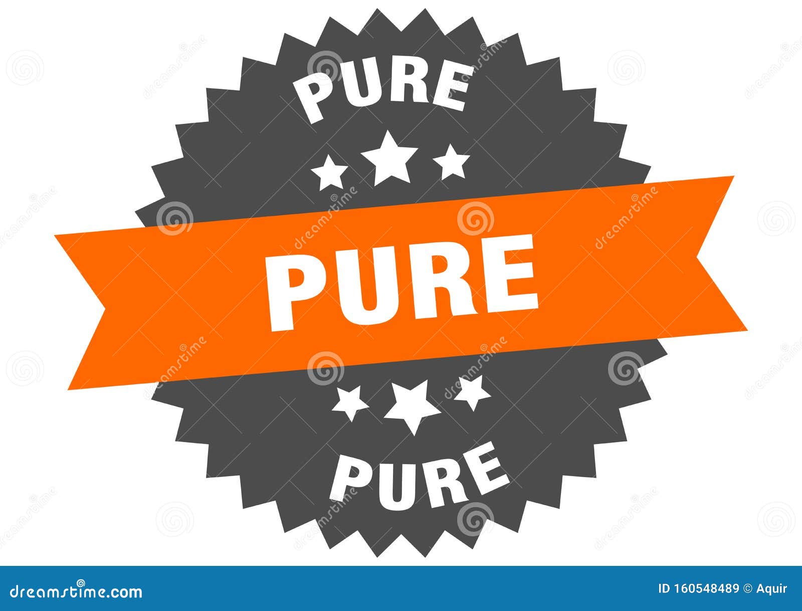 Pure stock vector. Illustration of vector, grey, template - 160548489