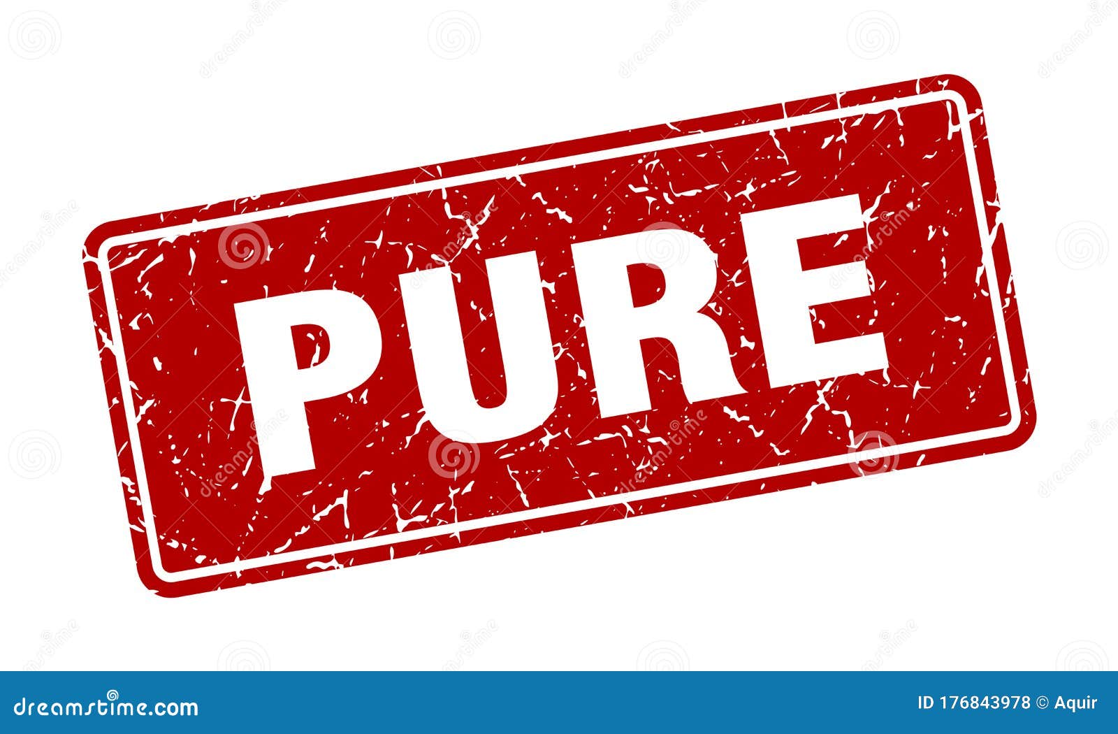 Pure Sign. Pure Grunge Stamp Stock Vector - Illustration of white ...