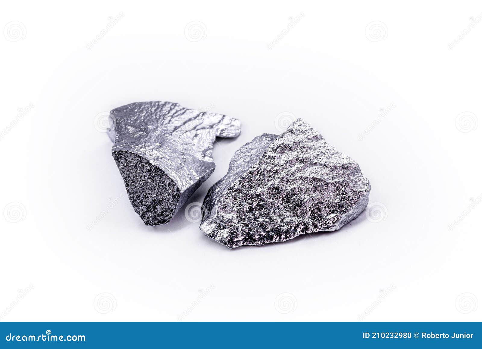 Pure Silicon Stones Isolated on White Background Stock Photo - Image of ...