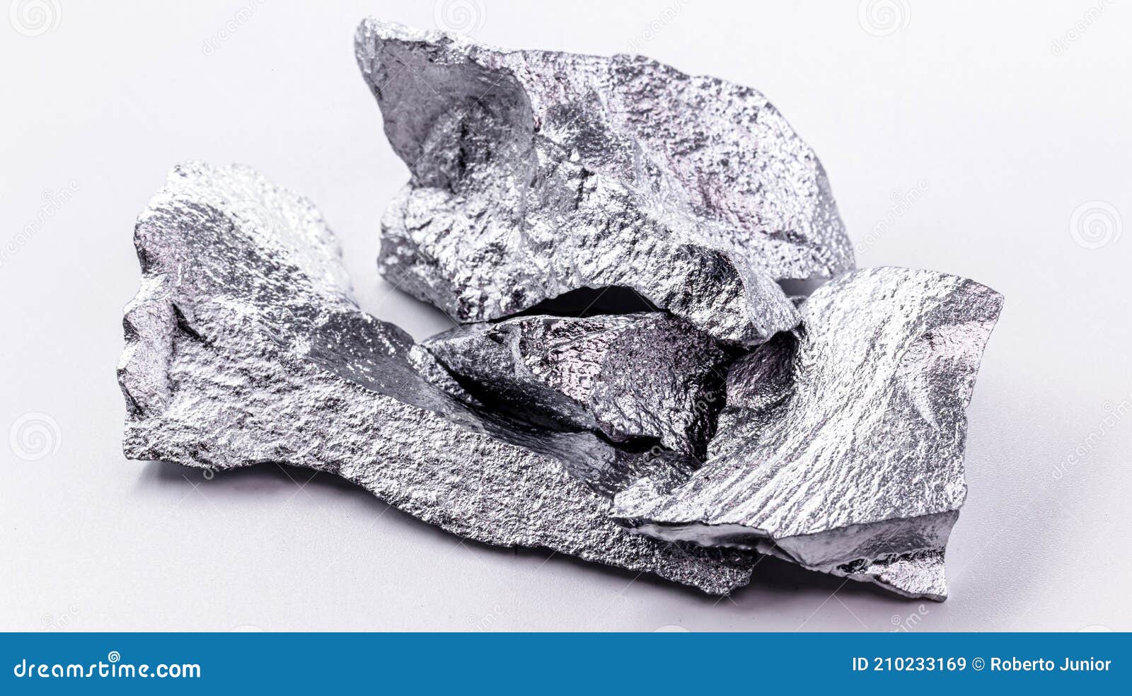 Pure Silicon Stones Isolated on White Background Stock Image - Image of ...