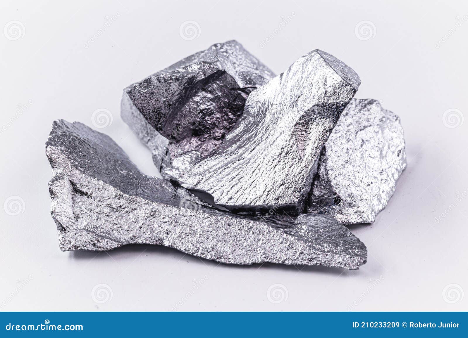 Pure Silicon Stones Isolated on White Background Stock Image - Image of ...