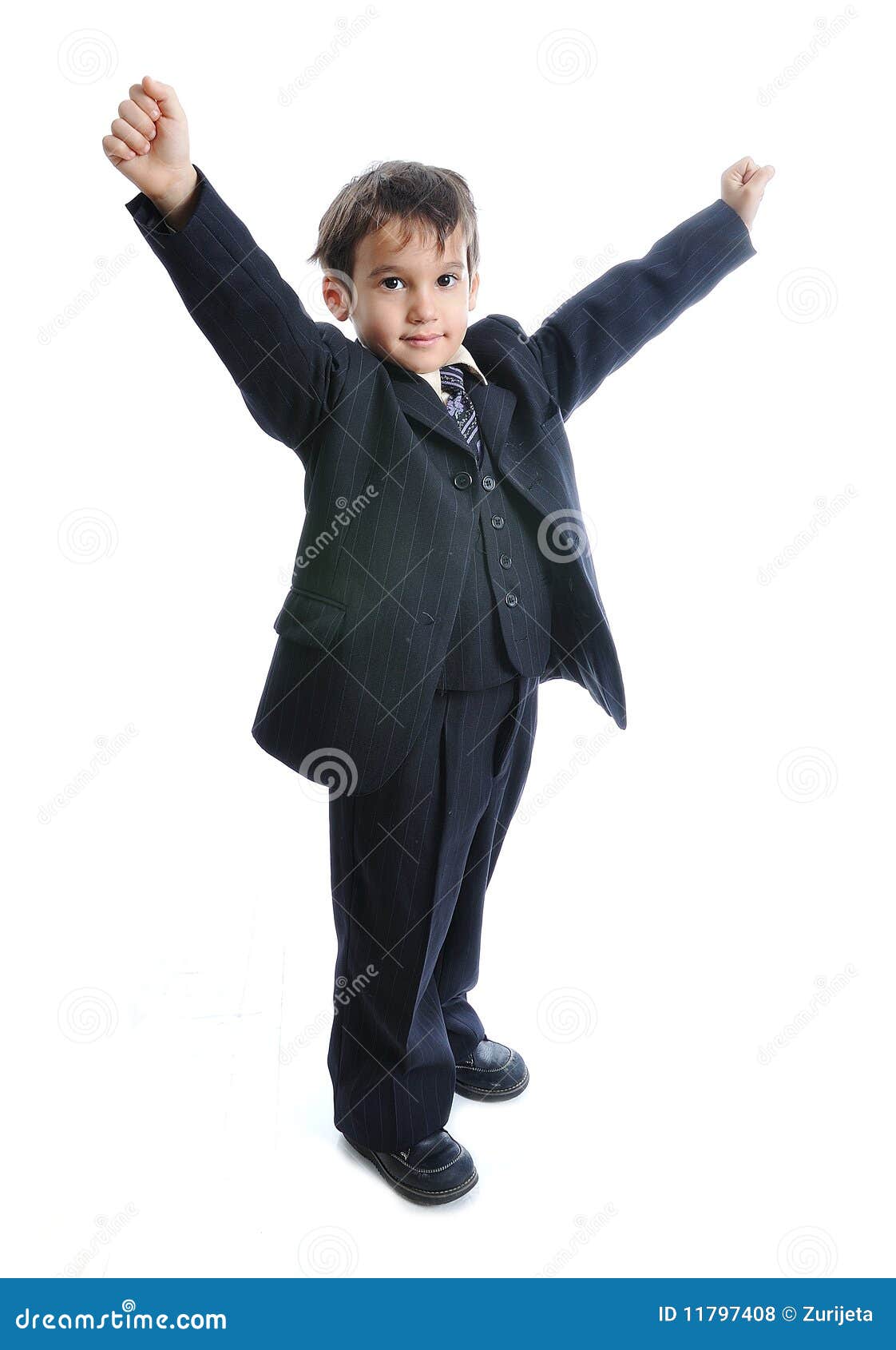 Pure success on kid s face stock photo. Image of boss - 11797408