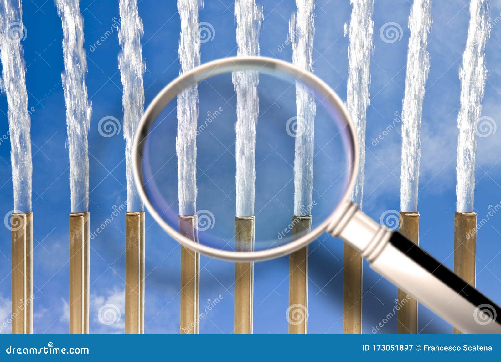 Pure Water Concept Concept Image with Water Gushing As Seen from a ...