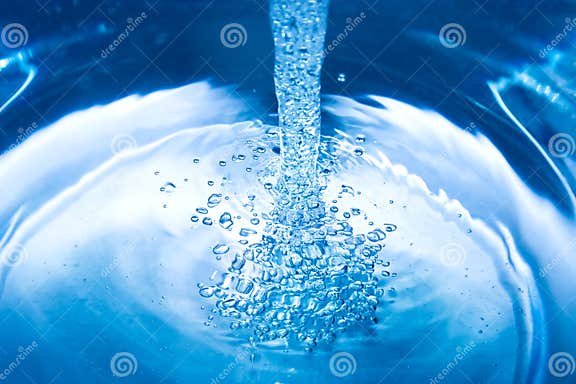 Pure water flow stock image. Image of pouring, drink, drop - 4686145