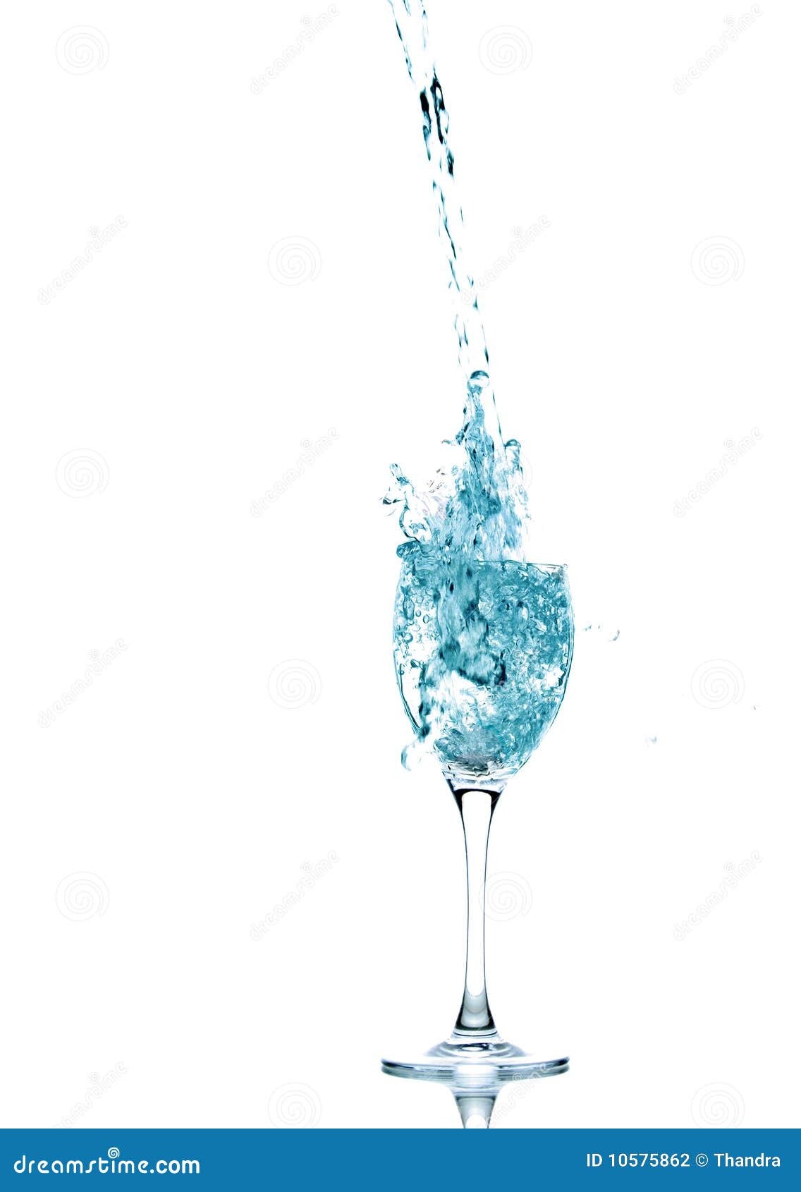 Pure water in glass stock photo. Image of refreshment - 10575862