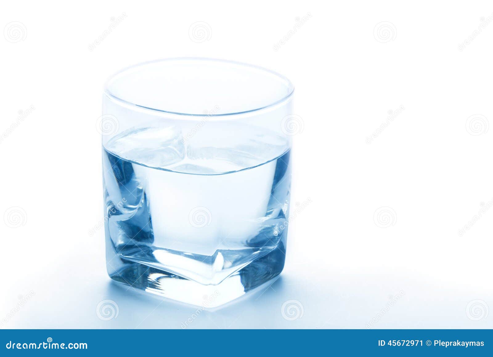 Pure water glass stock image. Image of isolate, concept - 45672971