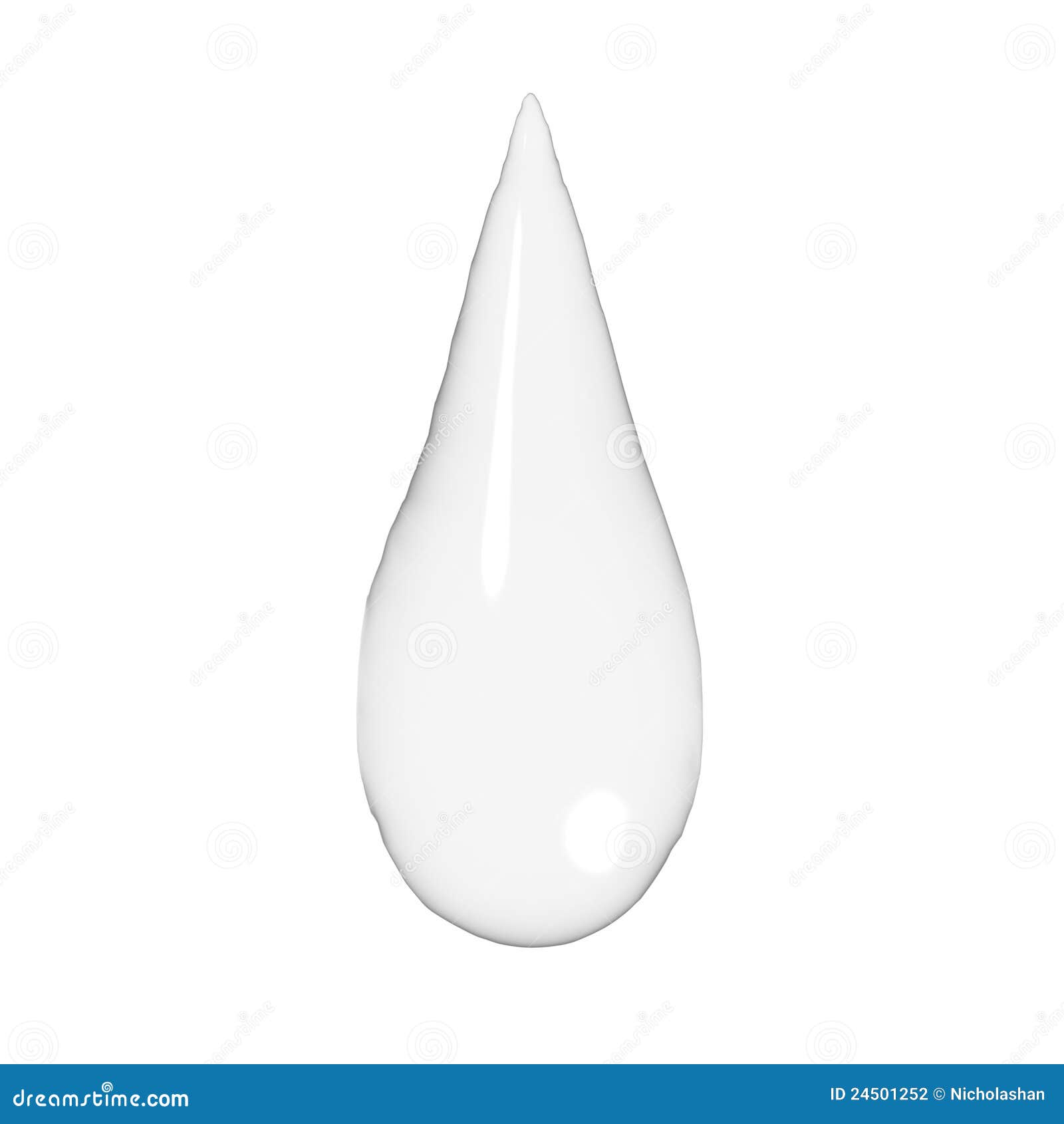Pure white water drop stock illustration. Illustration of shot - 24501252