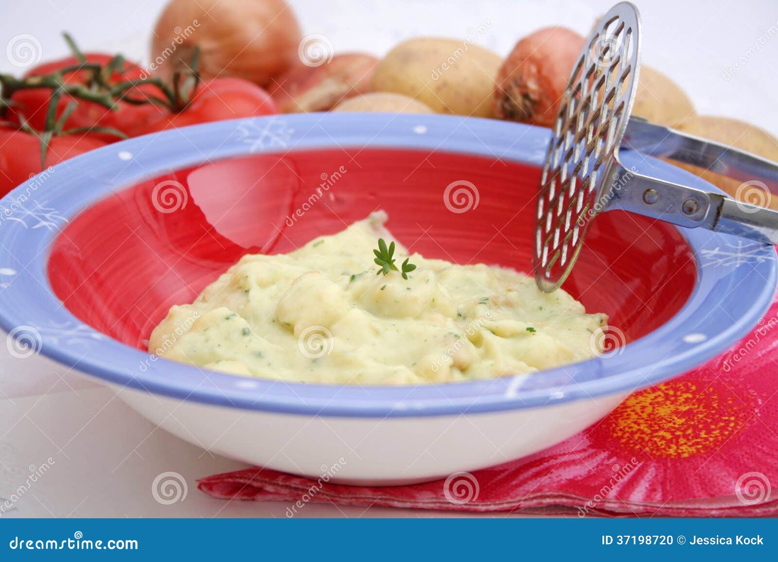 Puree of potatoes stock photo. Image of fresh, healthy - 37198720