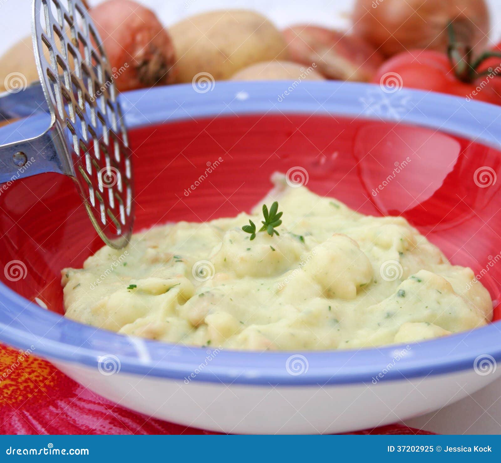 Puree of potatoes stock image. Image of recipe, lunch - 37202925