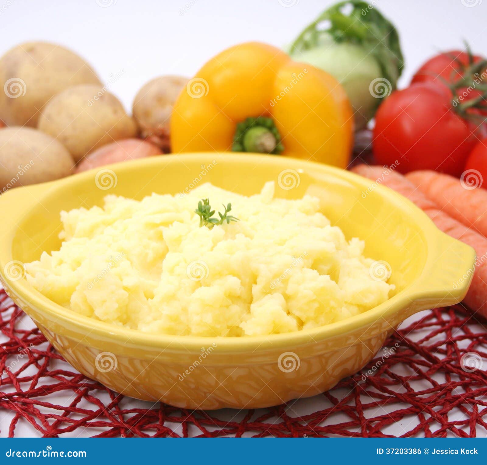 Puree of potatoes stock photo. Image of vitamins, potatoes - 37203386