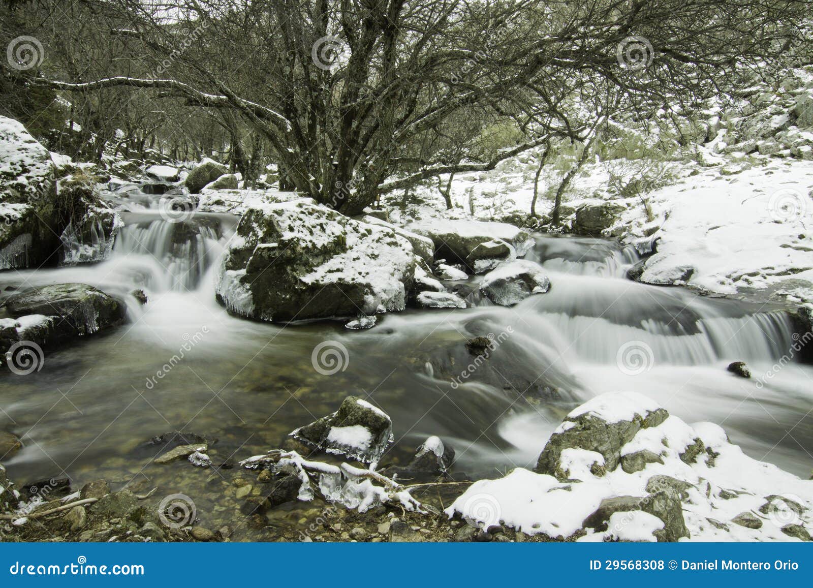 Purgatorio Waterfall, Rascafria, Madrid, Spain Stock Photo - Image of ...