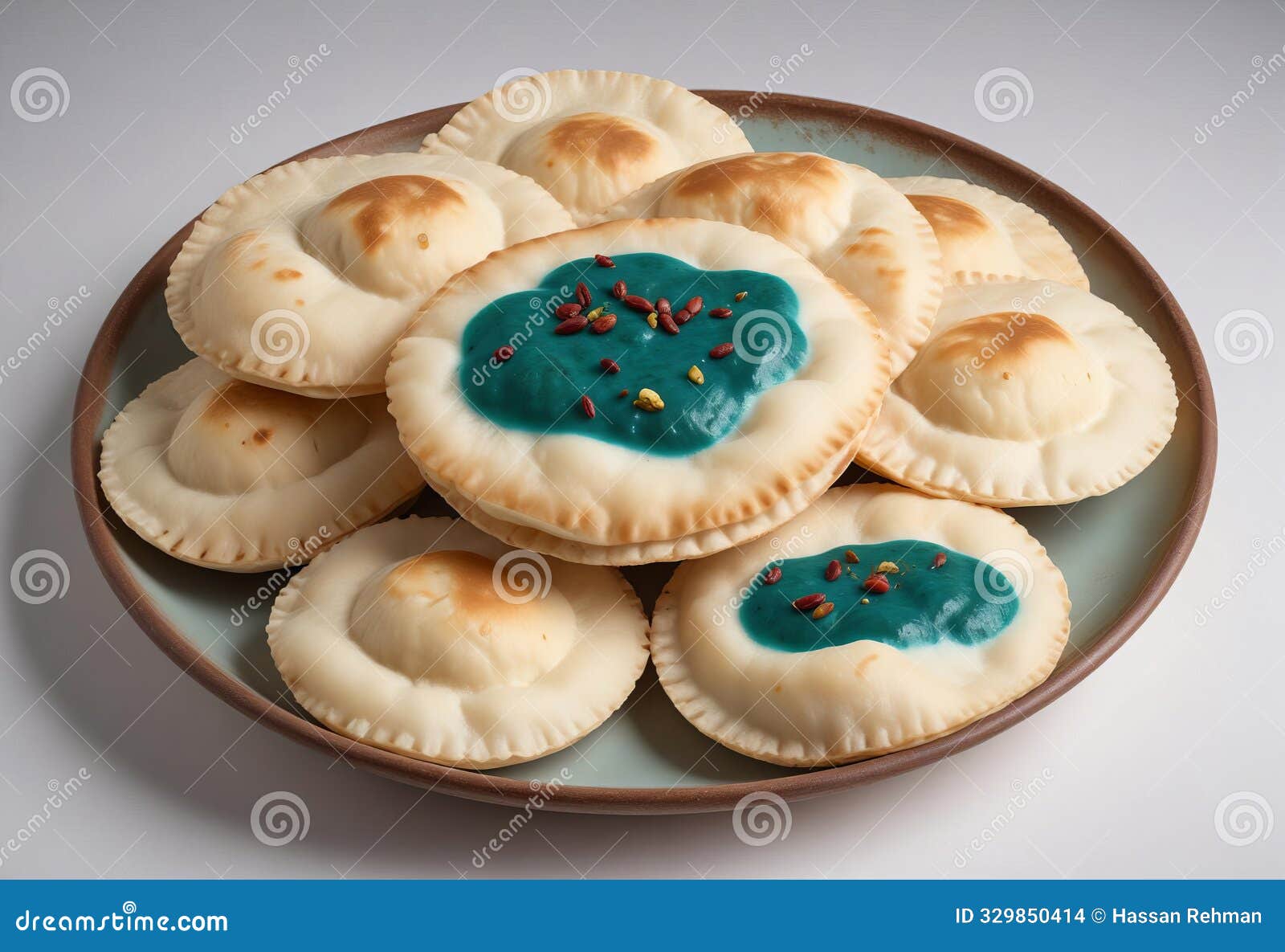 Puri , Indian Food , on White Background Stock Illustration ...