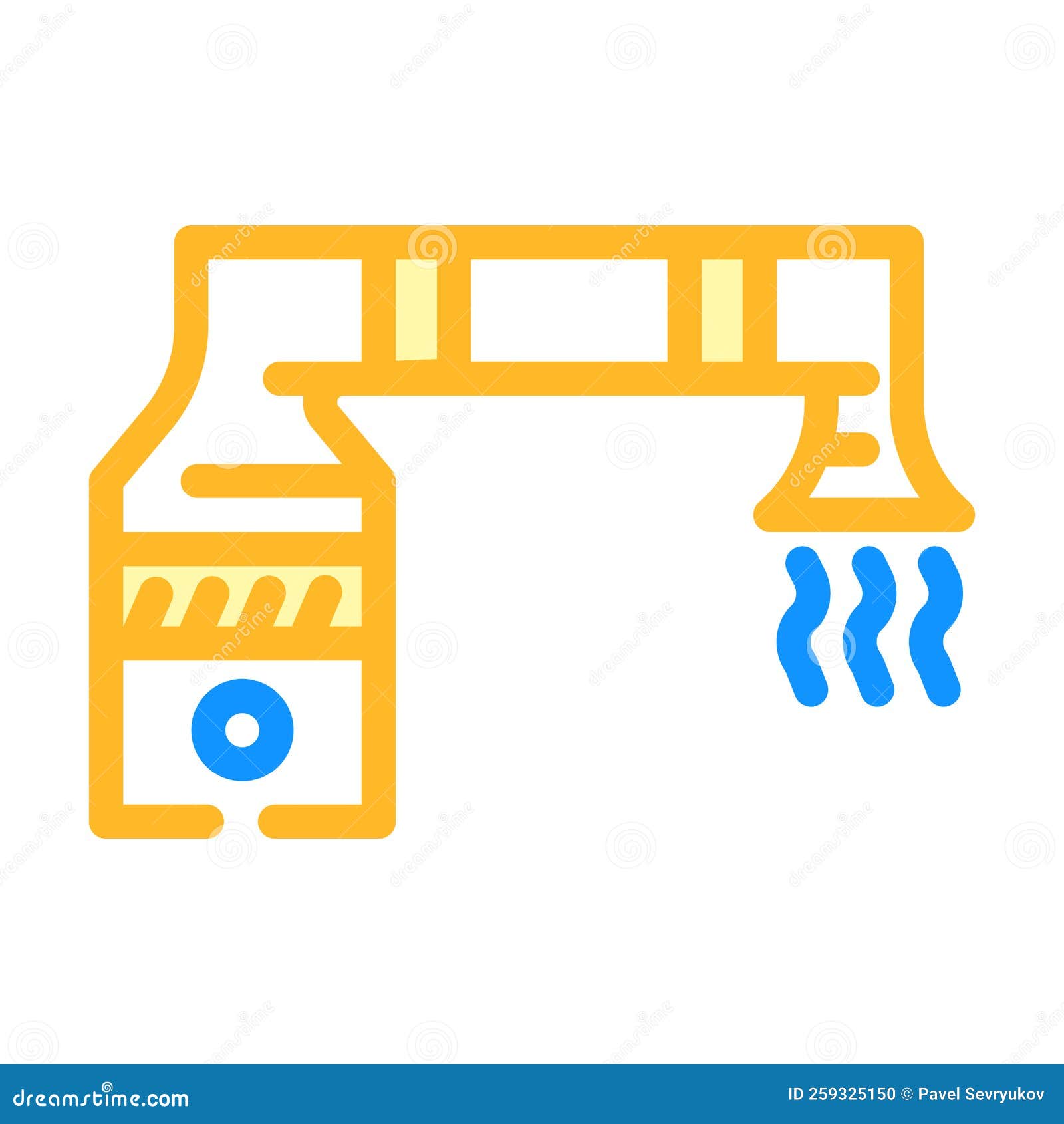 Purification System Color Icon Vector Illustration Stock Illustration ...