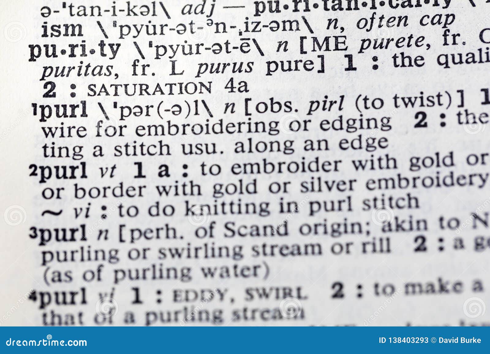 Purity Honest Quality Ethics Honesty Dictionary Stock Image - Image of ...