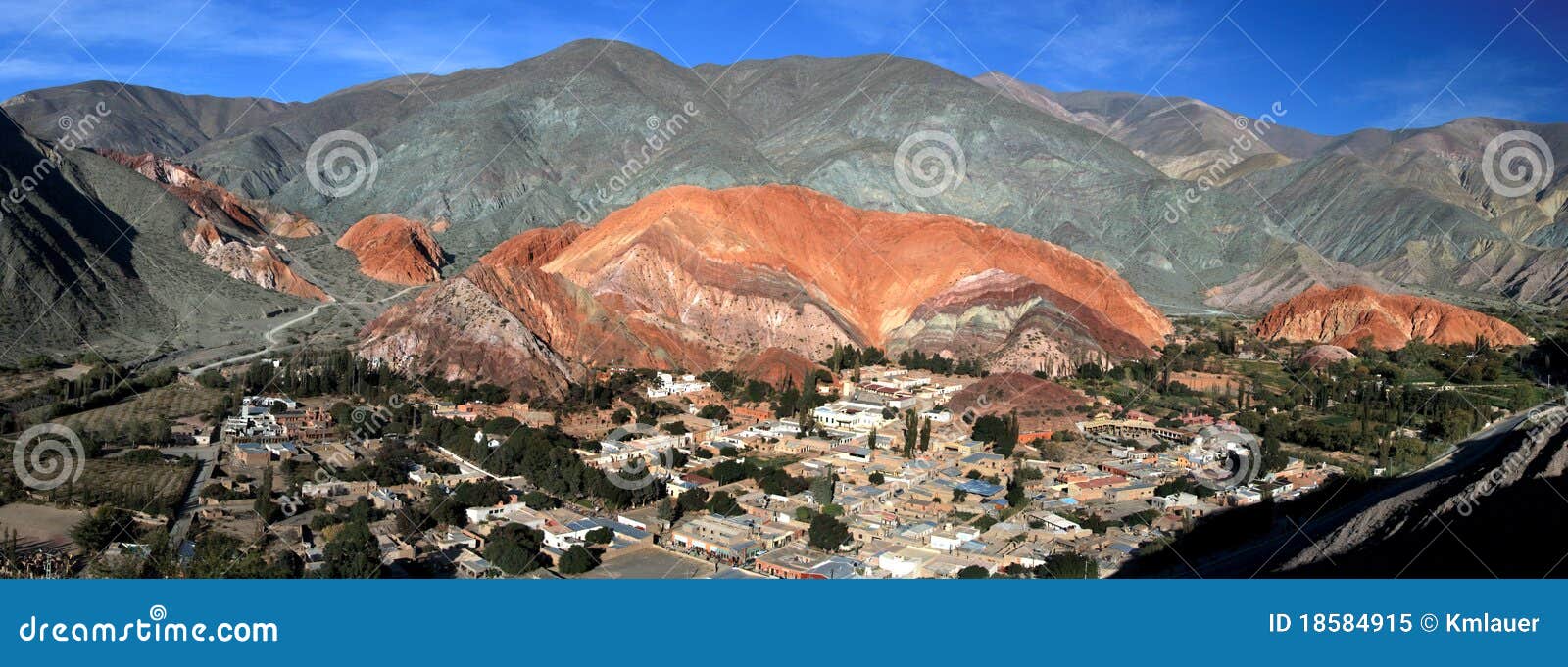 Purmamarca Y Colina De 7 Colores Imagen de archivo - Imagen de rosa ...