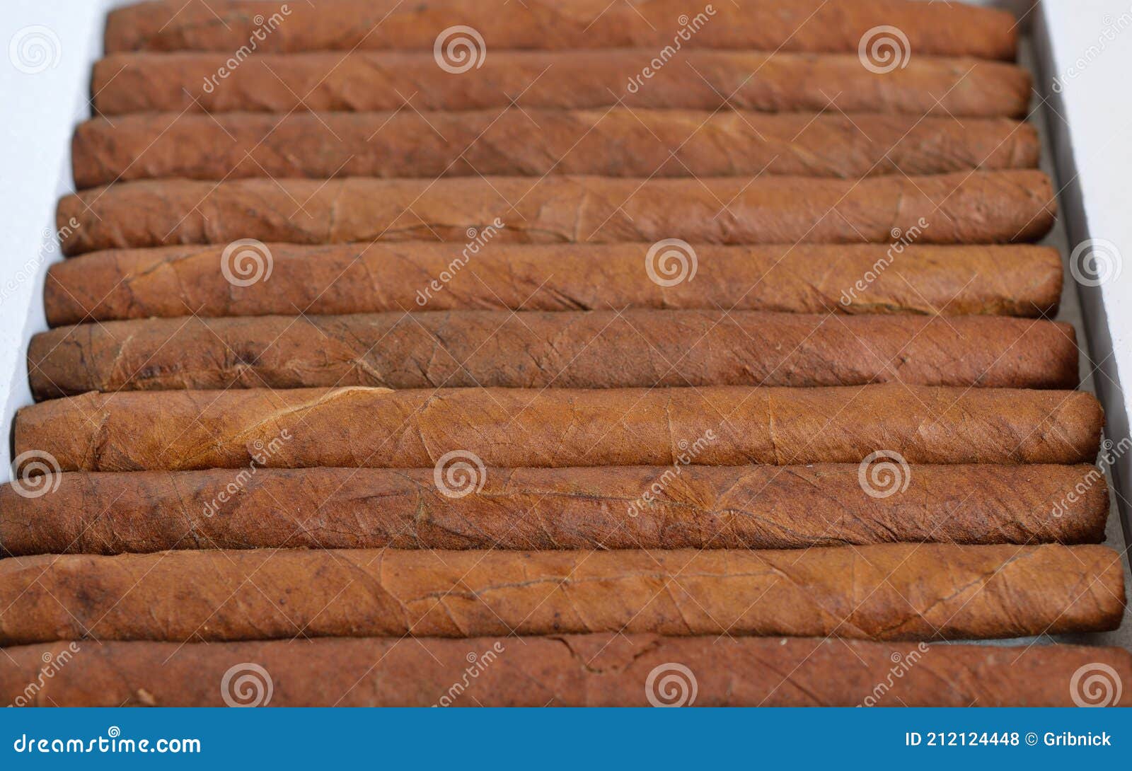 Puros en el caso foto de archivo. Imagen de humo, cubano - 212124448