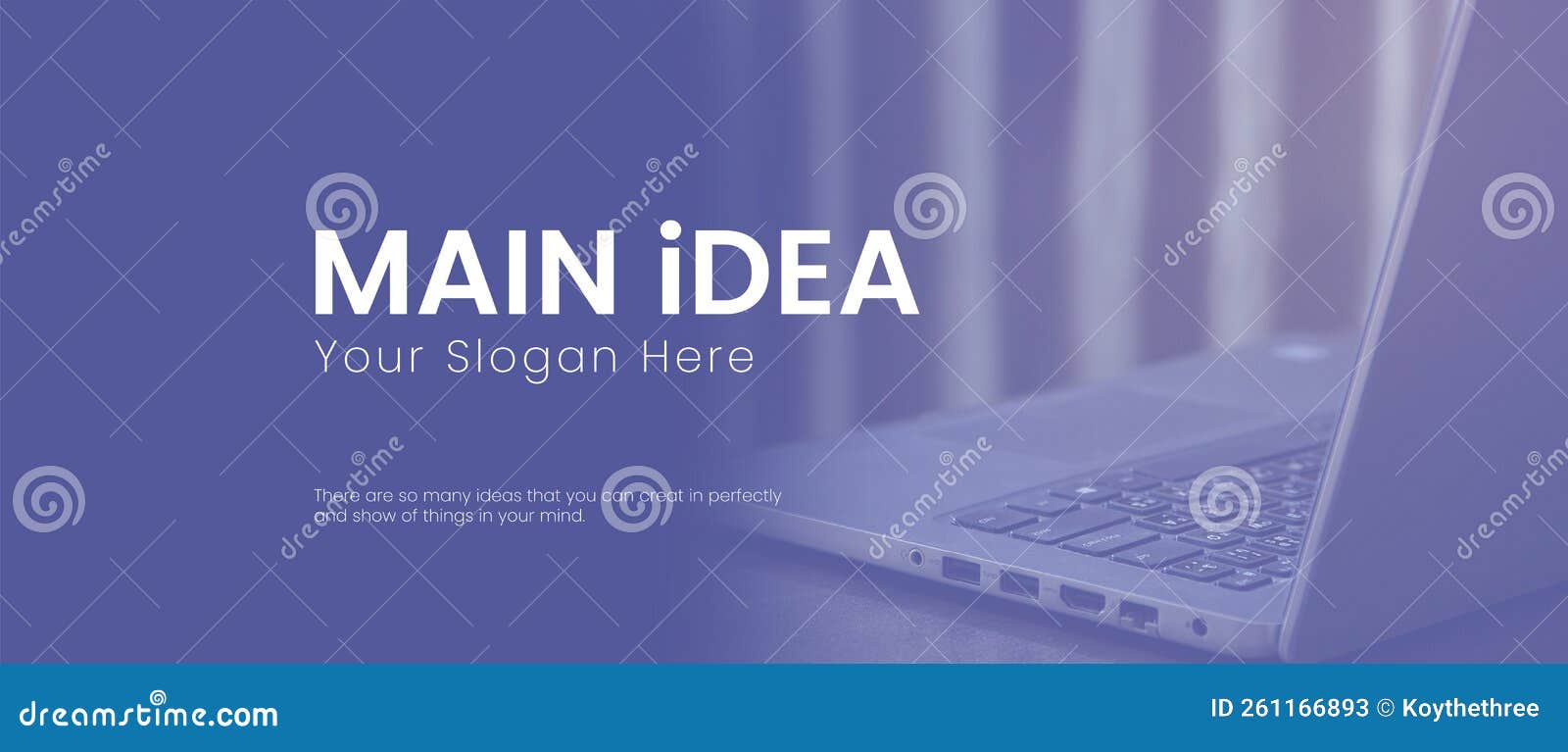 A Purple Abstract Background with Laptop Computer Template Design ...