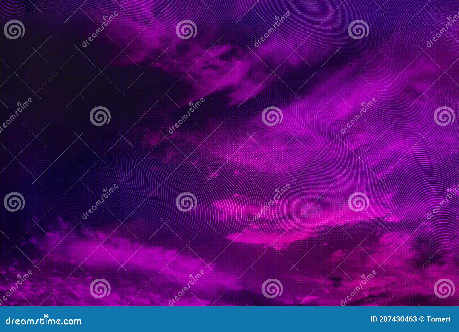 Purple Abstract Background. Sky and Clouds Vivid Colors Stock Image ...