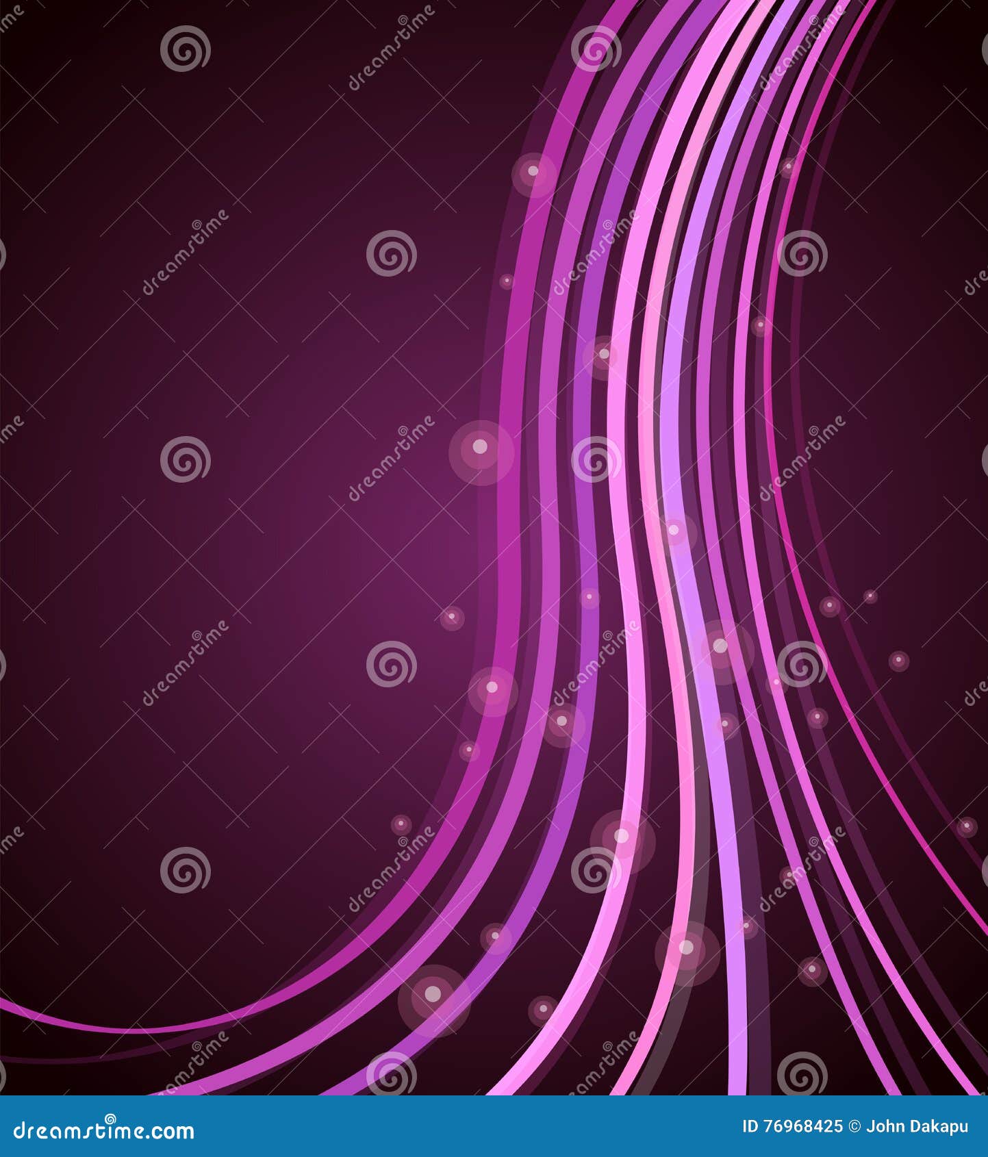 Purple Abstract Background with Wave Stock Vector - Illustration of ...