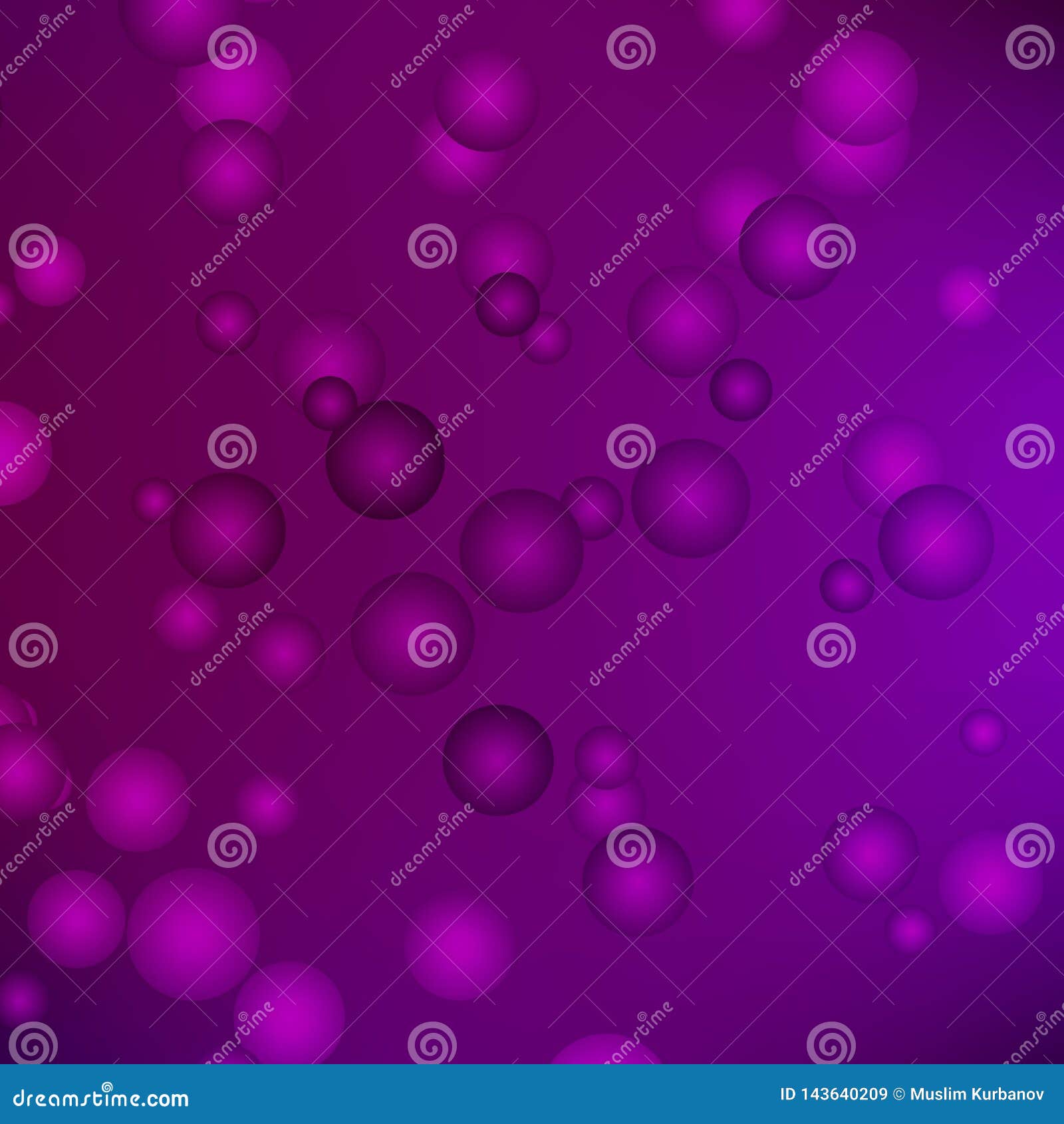 Purple Abstract Ball Background. Vector Stock Vector - Illustration of ...