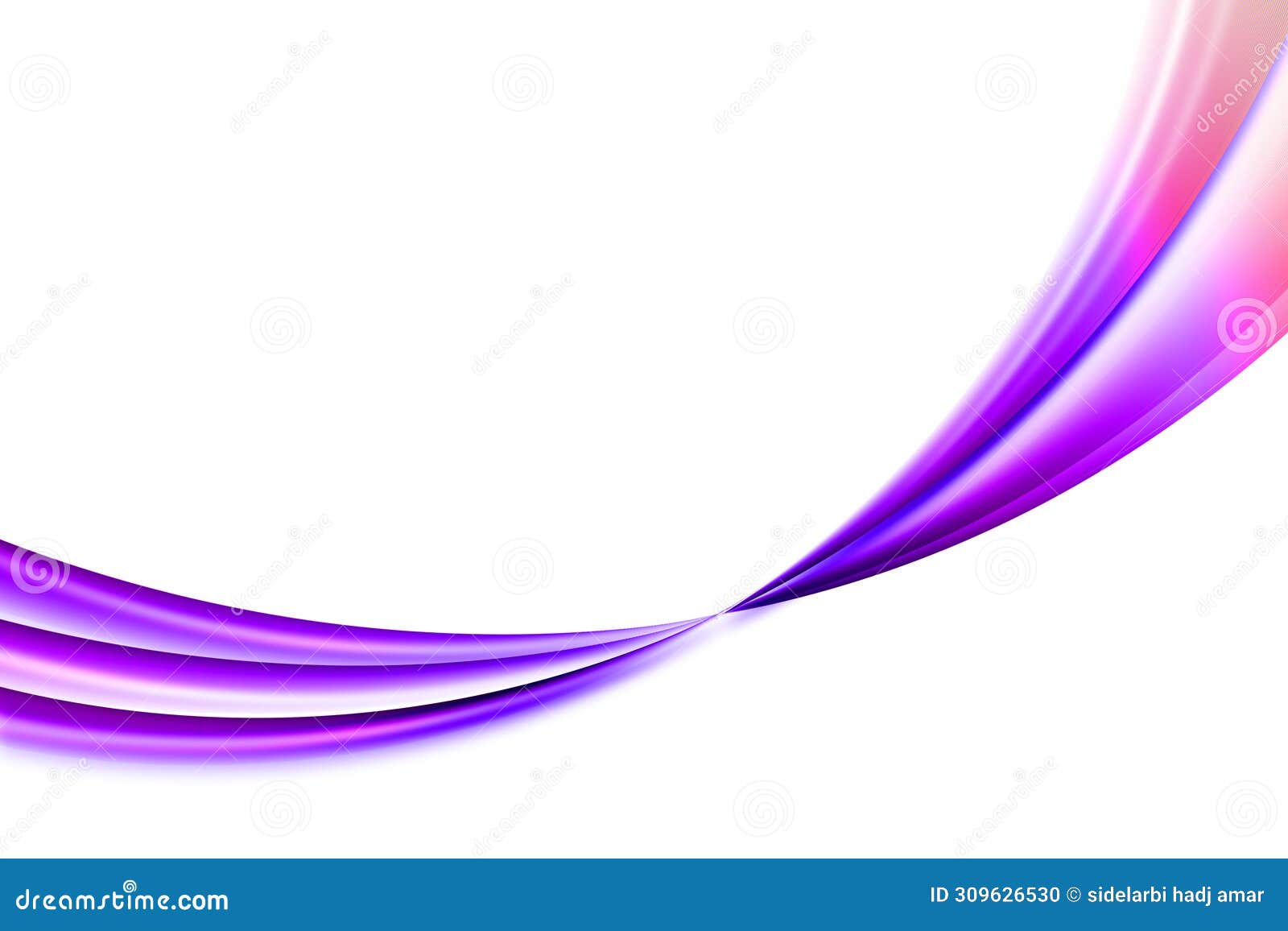 Purple Abstract, Circular Movement on White Background Stock ...