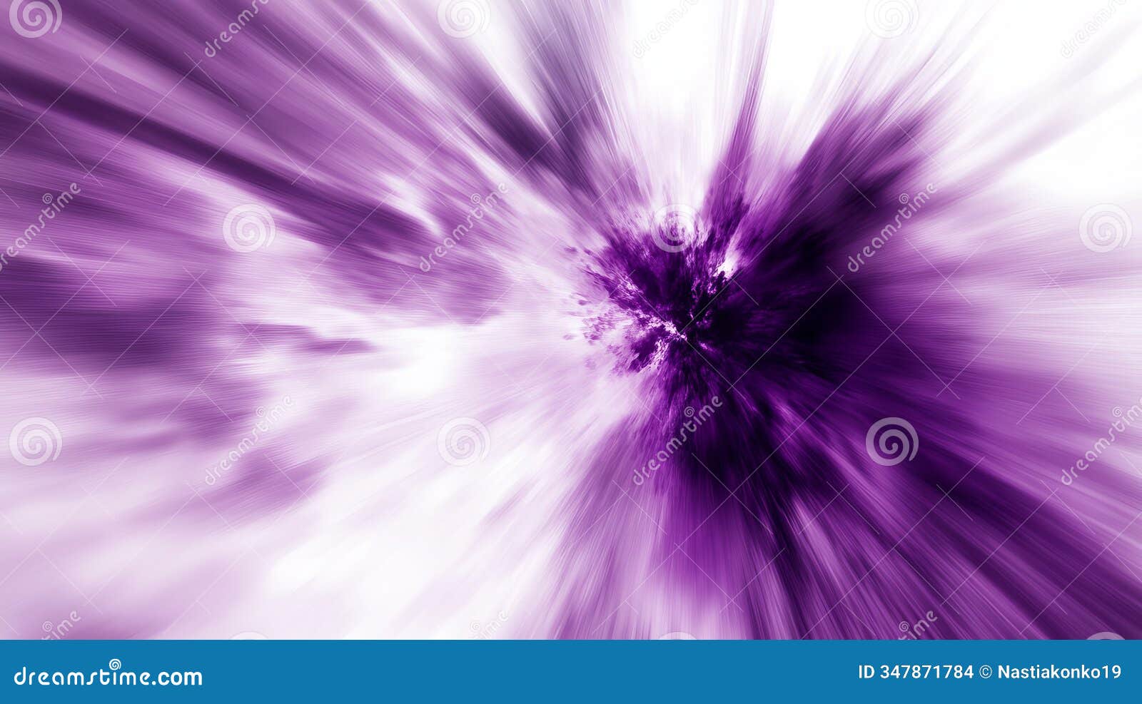 Purple Abstract Explosion with Dynamic Motion Blur Effect, Radiant ...