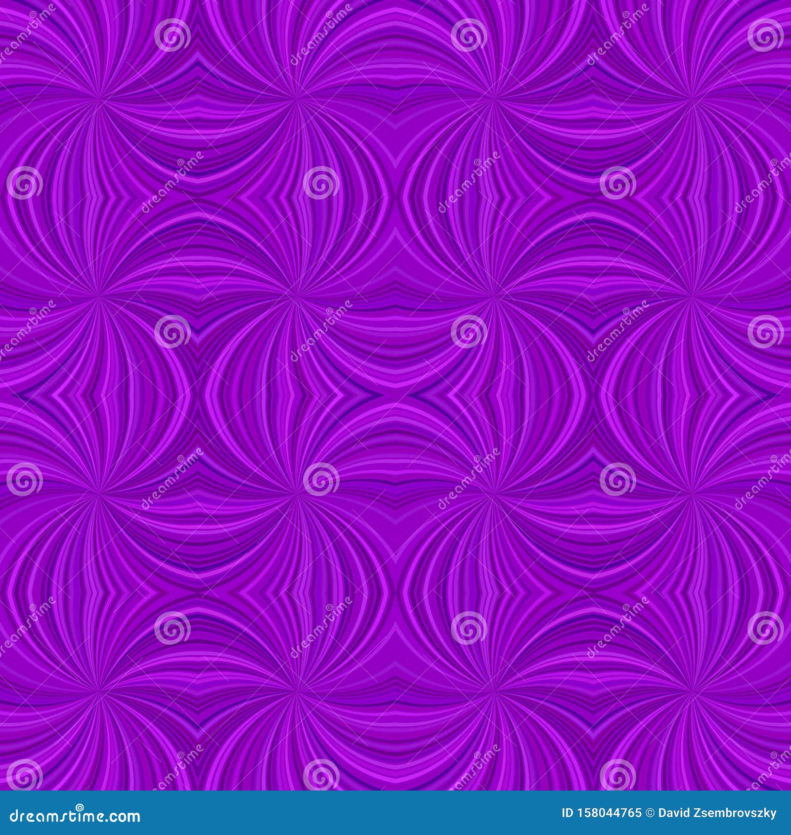 Purple Abstract Hypnotic Seamless Striped Vortex Pattern Background ...