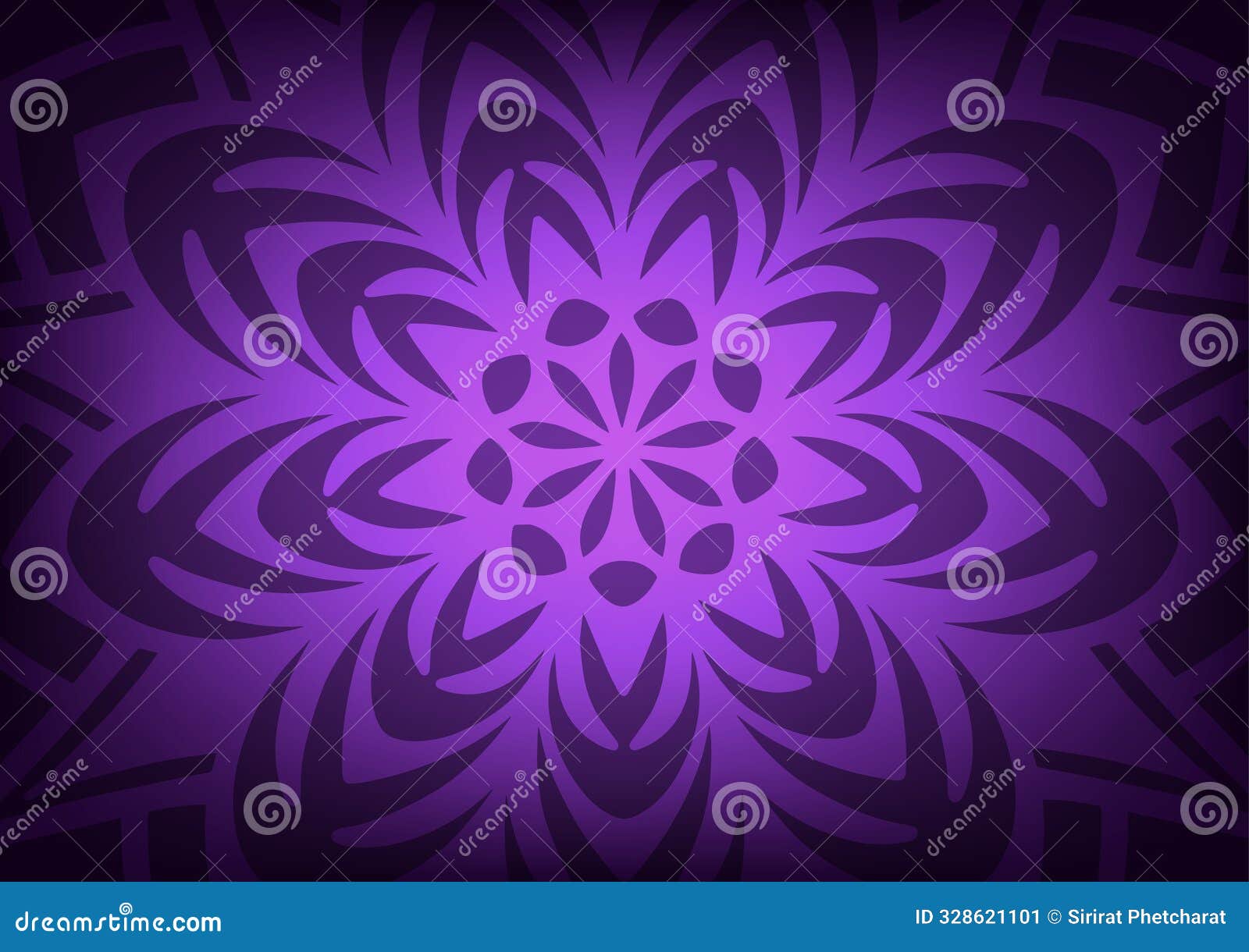 Purple Abstract Line Pattern Flower Background Stock Vector ...