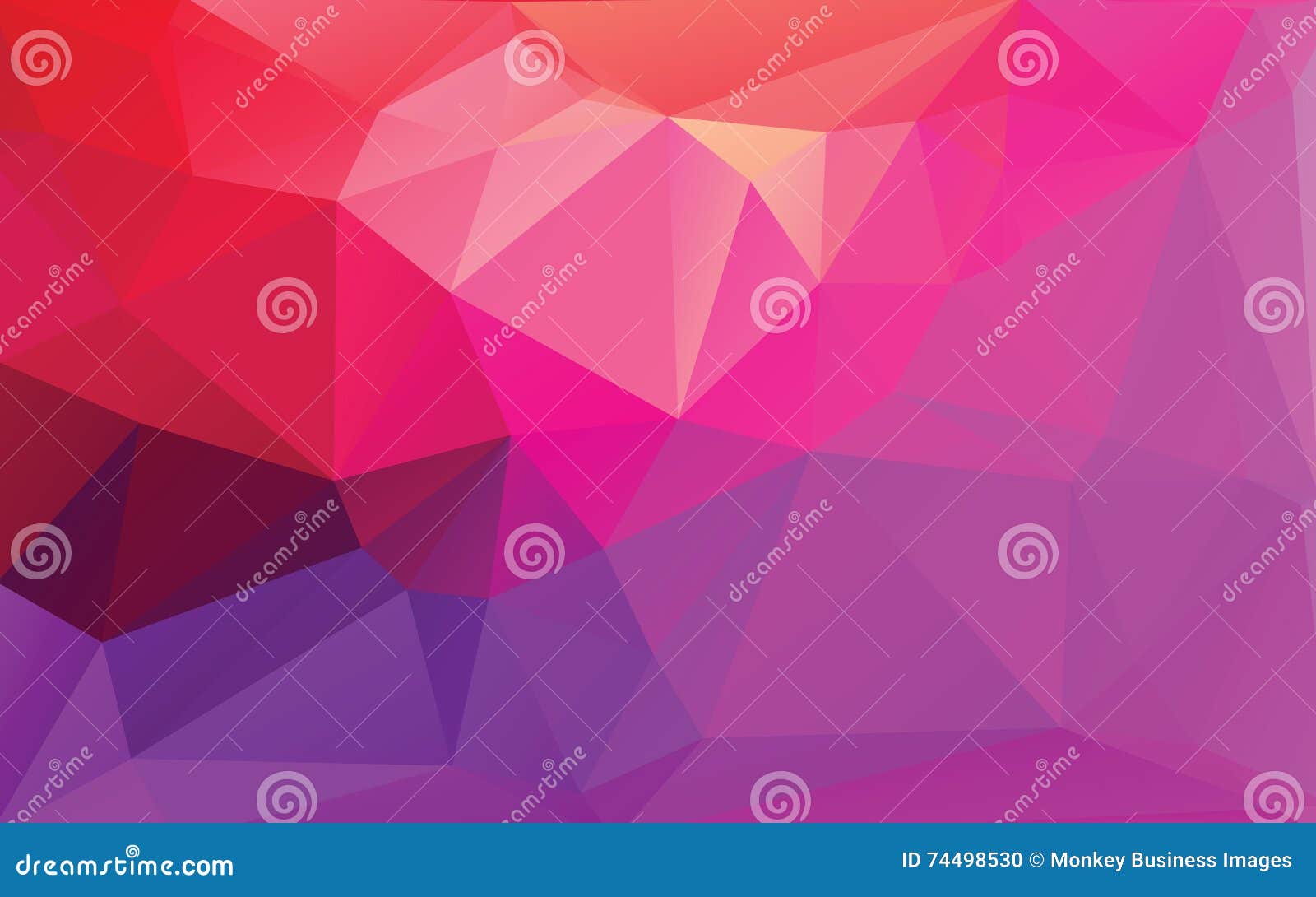 Purple Abstract Low Poly Vector Background Stock Vector - Illustration ...