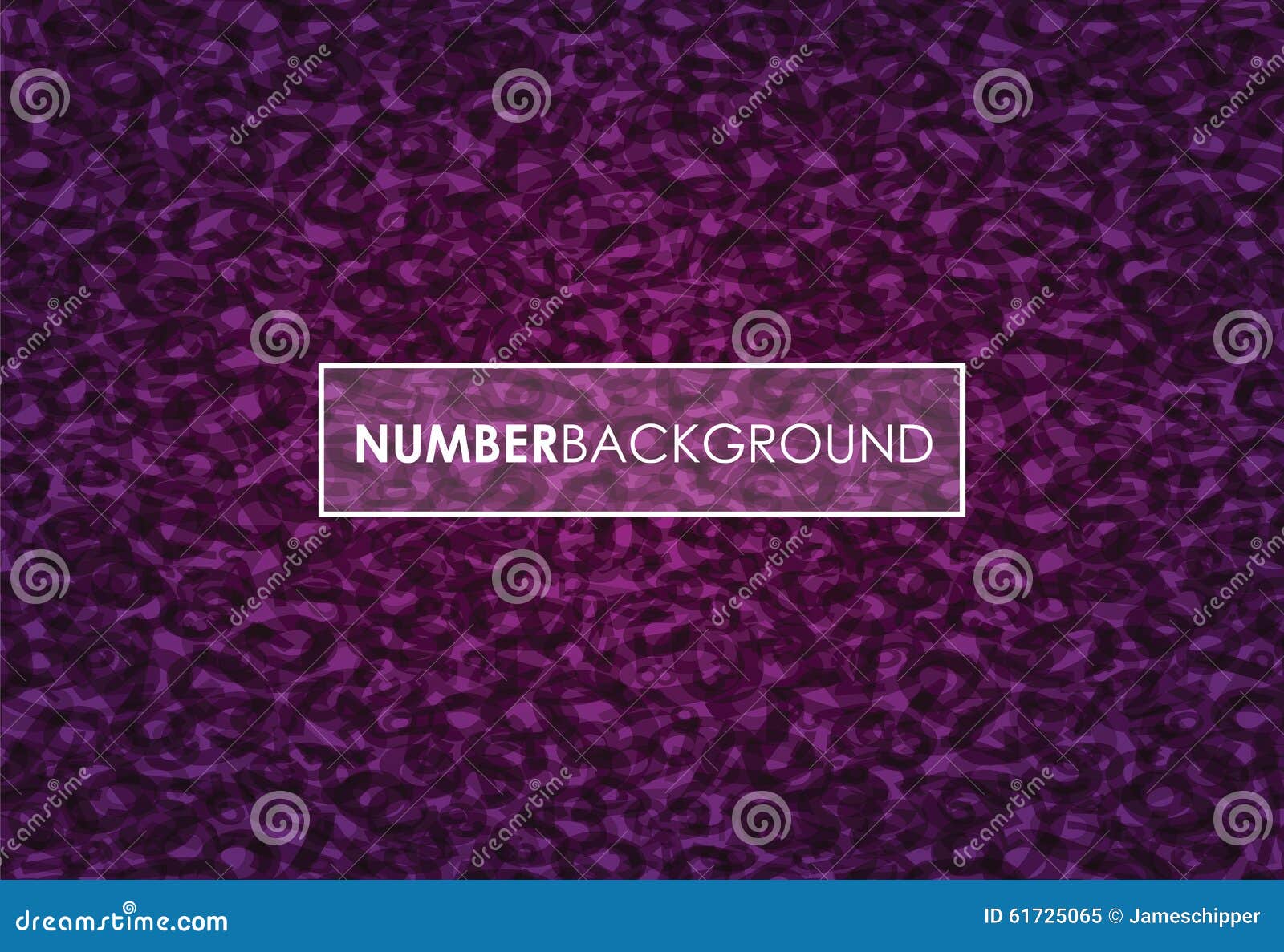Purple Abstract Number Background Stock Vector - Illustration of ...