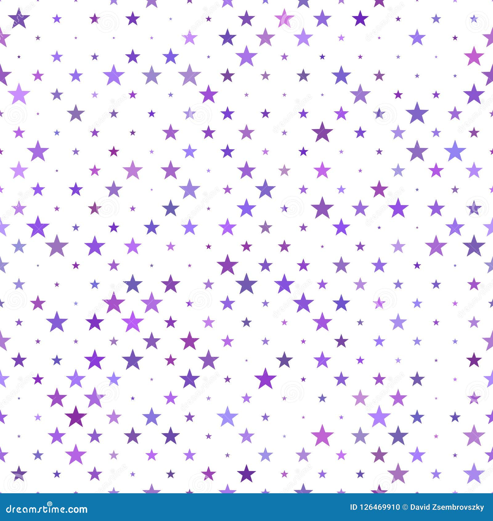 Abstract Pentagram Star Pattern Background - Seamless Illustration ...