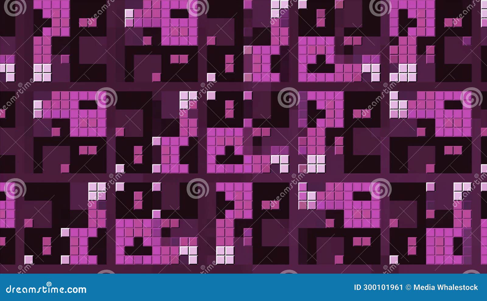 Purple Abstract Pixelated Background. Motion. Mosaic Pattern with ...