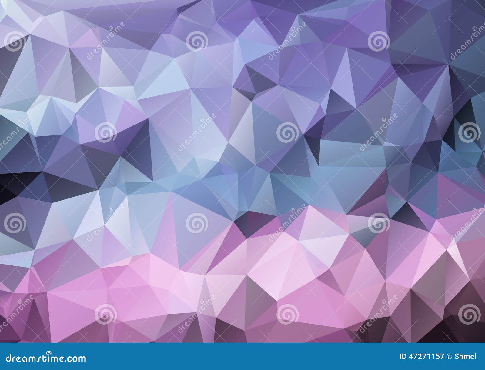 Purple Abstract Polygonal Background Stock Illustration - Illustration ...