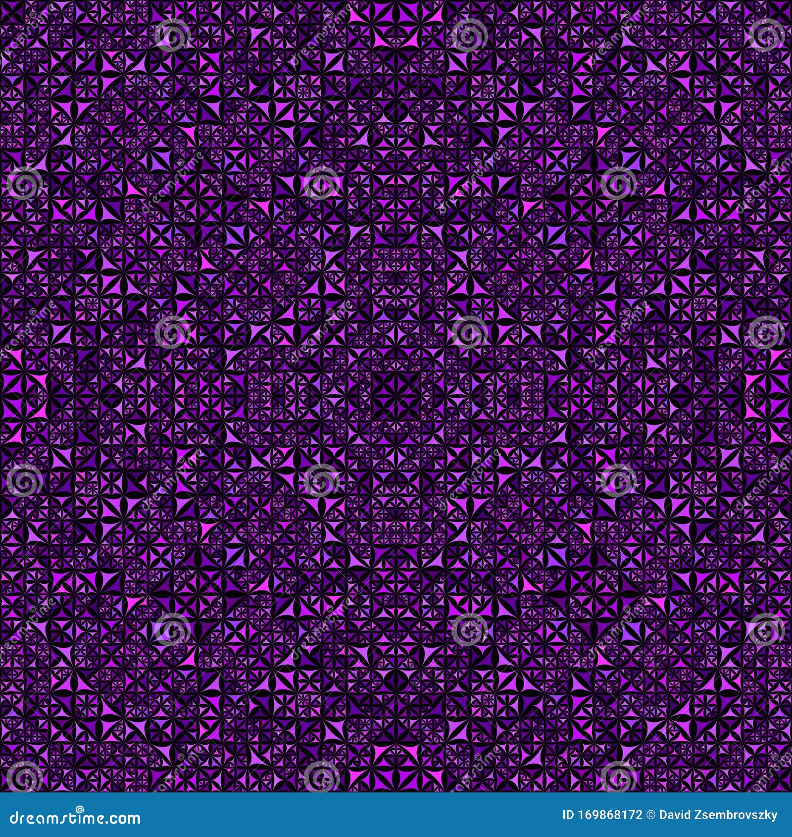 Purple Abstract Repeating Curved Shape Kaleidoscope Wallpaper Pattern ...