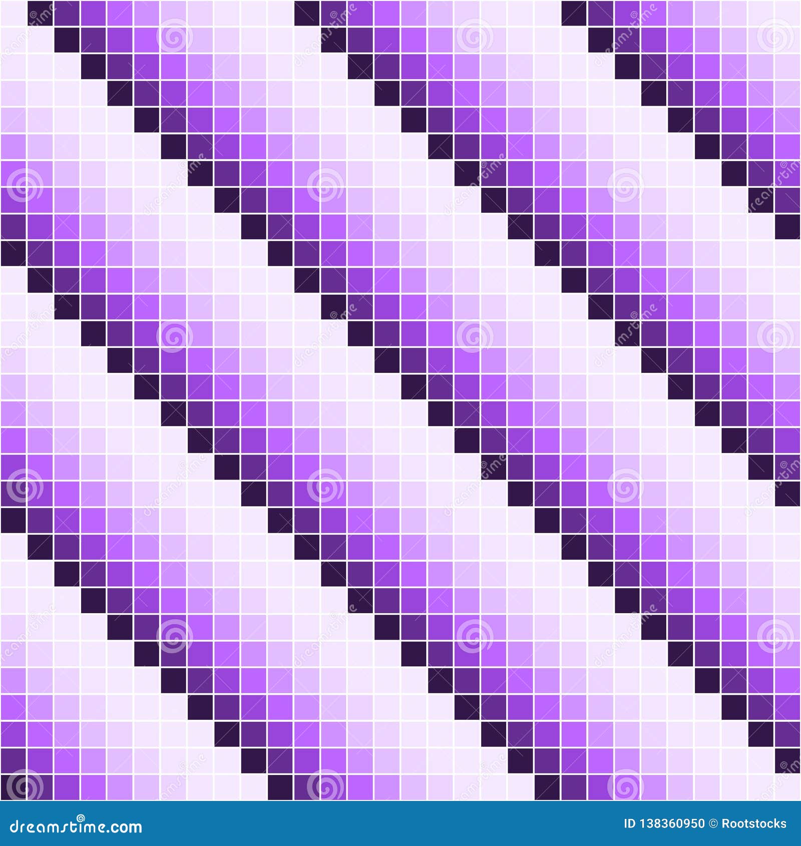 Purple Abstract Seamless Pixel Pattern Stock Illustration ...