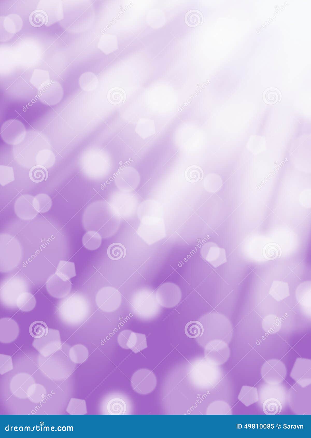 Purple Abstract Spring Bokeh Background with Sun Rays Illustration ...